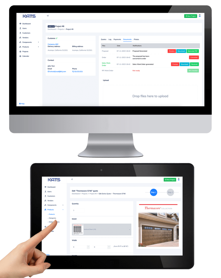 Quoting System for Custom Garage Doors - Case Study
