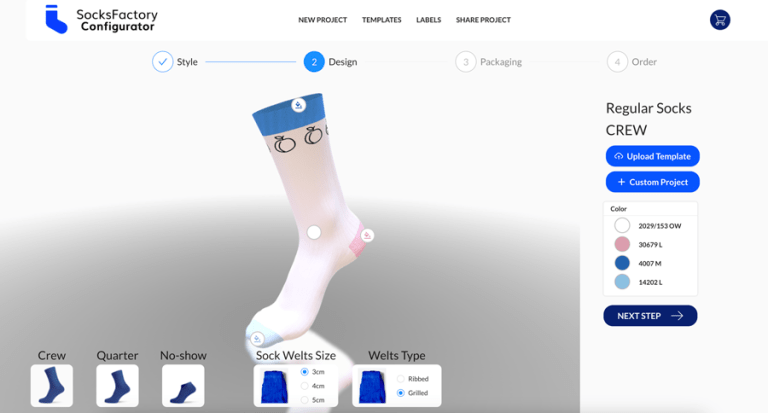 Socks Factory - 3D Sock Configurator - Digital Artflow